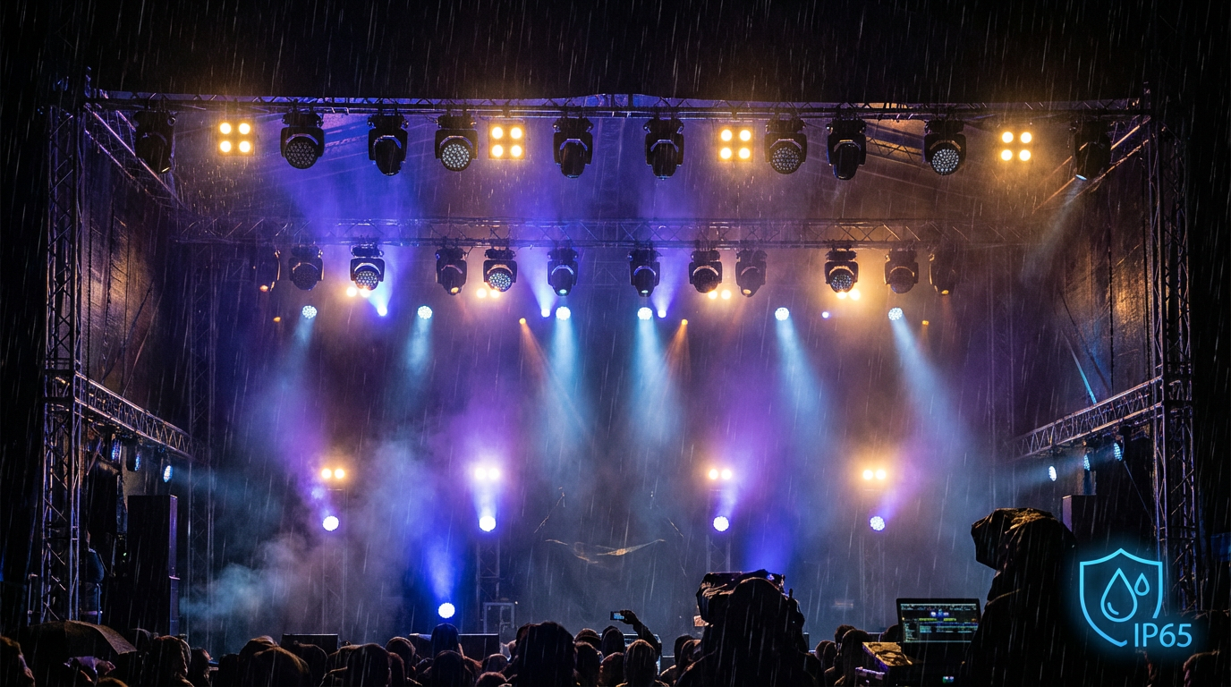 IP65 Waterproof Rating Guide for Outdoor Stage Lights – UKING ONLINE