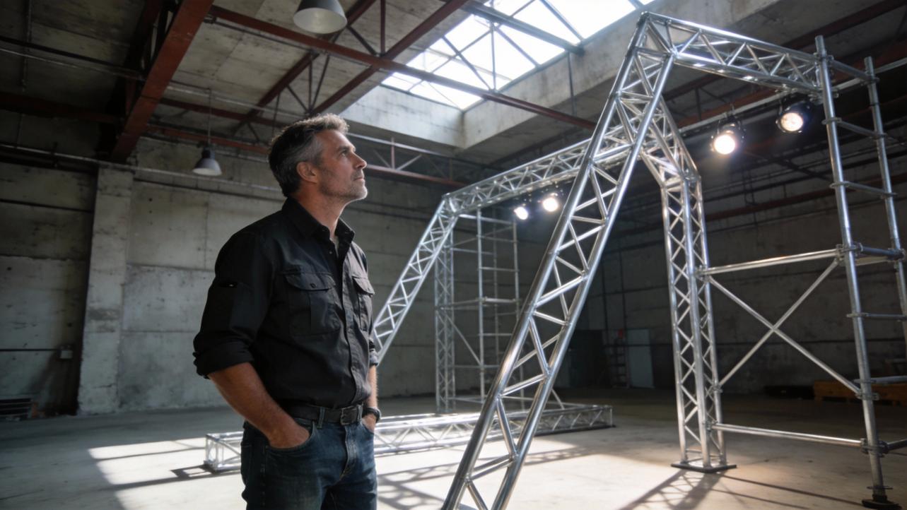 Rigging Lights on Scaffolding for Festival Stages – UKING ONLINE